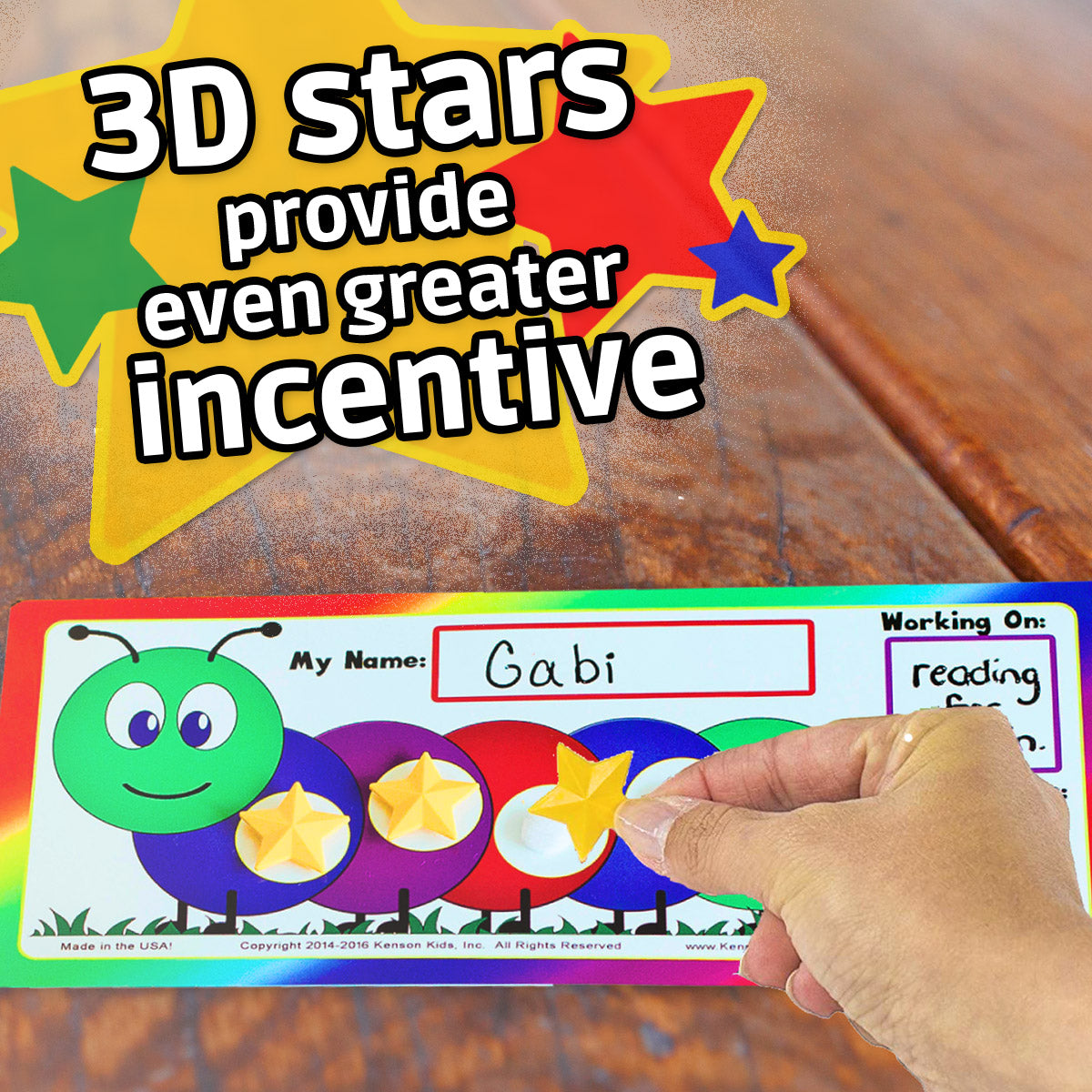 "I Can Do It!" Token Board Caterpillar Incentive Chart by Kenson Kids ...