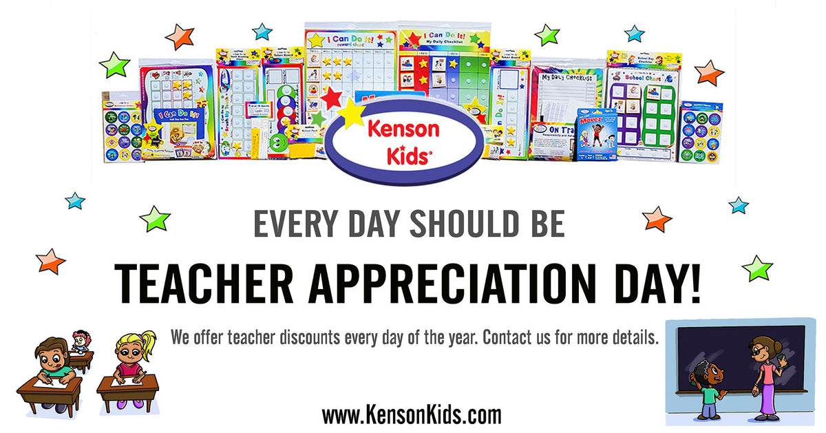 Kenson Kids offers discounts to teachers every day of the year. Contac ...